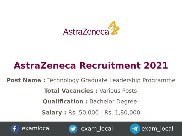 AstraZeneca Recruitment 2021 | Various Associate Engineer – Pingfed ...