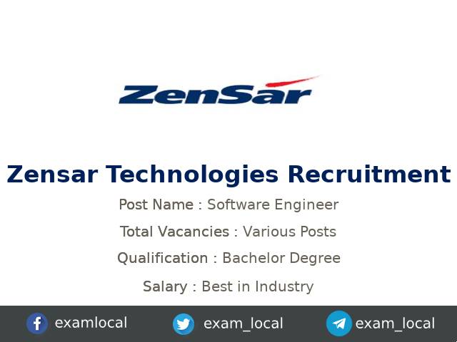 Zensar Recruitment 2022 | Various Junior Software Engineer Jobs ...
