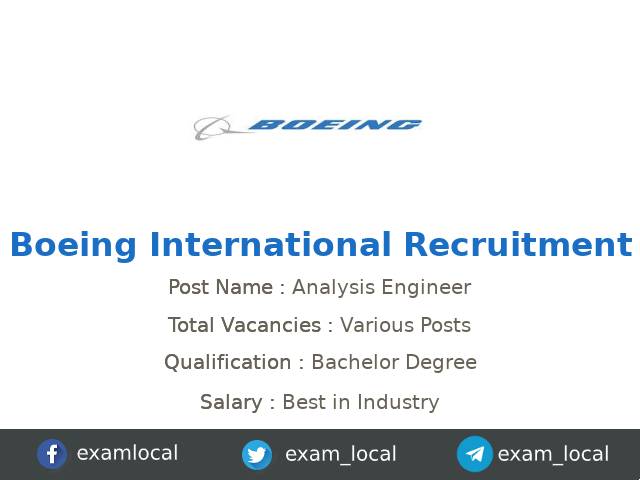 Boeing Recruitment 2022 | Various Associate Electrical Design and ...
