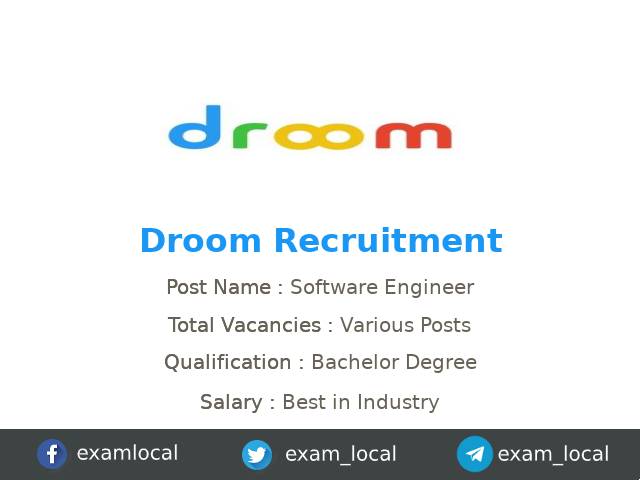 Droom Recruitment 2022 | Various Team Lead - Software Engineering (PHP) Jobs - ExamLocal.in