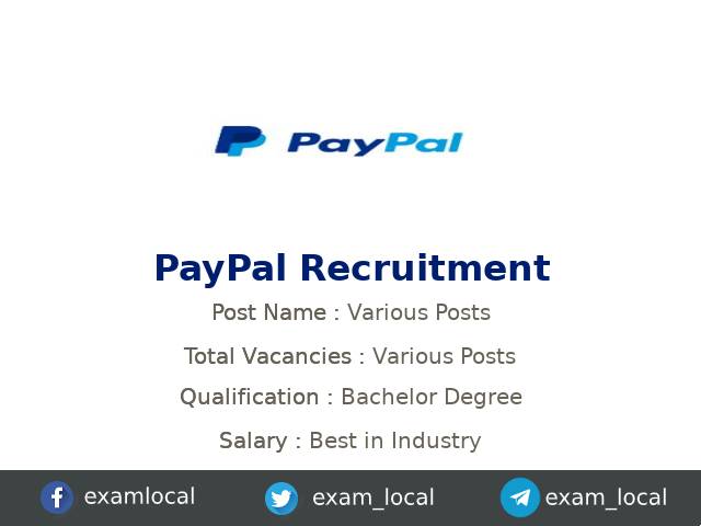PayPal Recruitment 2023 | Various Software Engineer 2 Jobs - ExamLocal.in