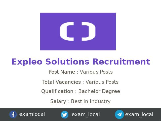 Expleo Solutions Recruitment 2023 | Various Software Quality Engineer ...