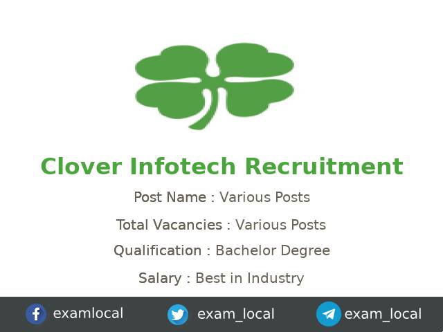 Clover Infotech Recruitment 2023 | Various Python Developer Jobs - ExamLocal.in