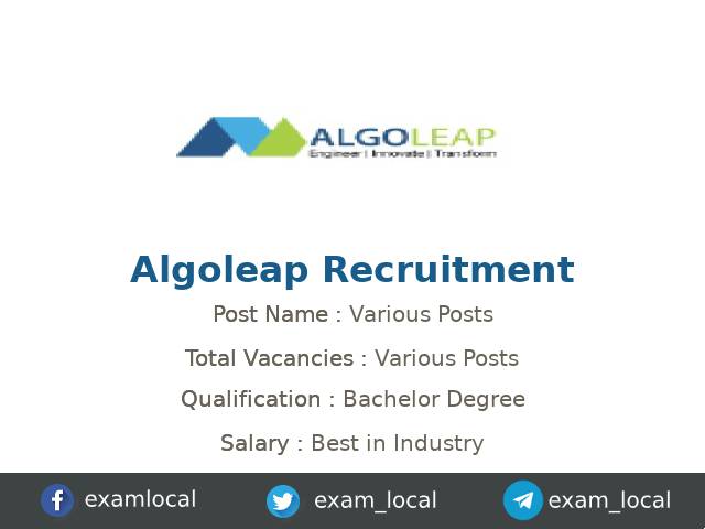 Algoleap Recruitment 2025 | Various GCC Delivery Architect Public Cloud ...