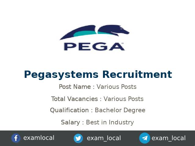 Pegasystems Recruitment 2025 | Various Client Solution Executive Jobs - ExamLocal.in