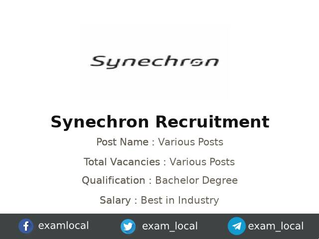 Synechron Recruitment 2025 | Various Full Stack Engineer Jobs ...